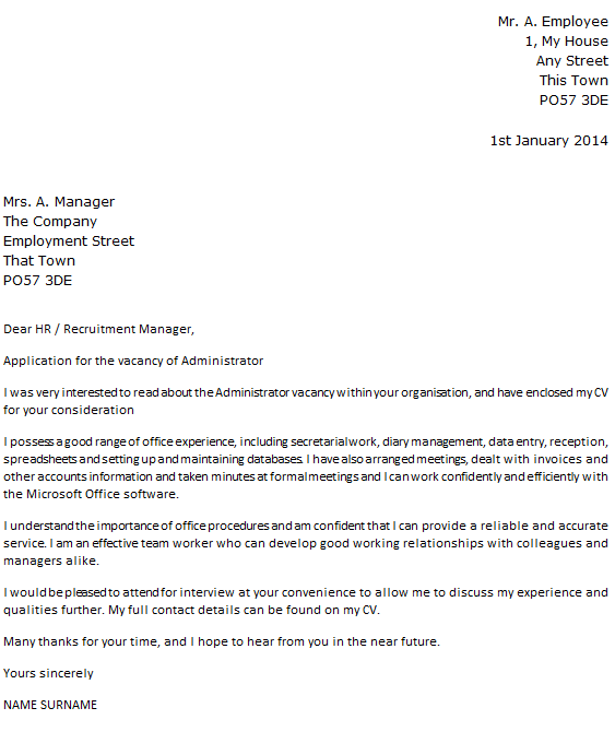 Office Jobs Cover Letter Examples Learnist