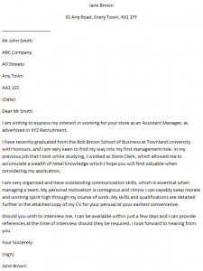 Graduate Cover Letter Examples - Learnist.org